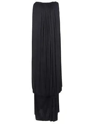 Loewe Silk Draped Long Dress