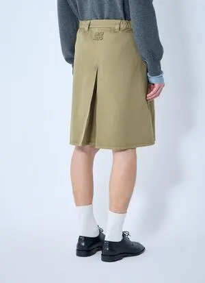 Miu Miu Garment-dyed Skirt