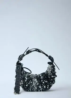 INNERRAUM Object Hm0 Small Pearls Handbag - Black