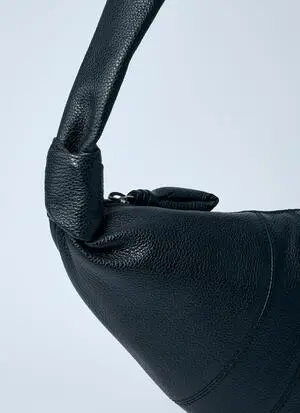 LEMAIRE Medium Croissant Crossbody Bag - Black