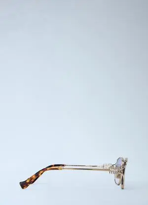 Miu Miu Mu 52ys Oval Sunglasses