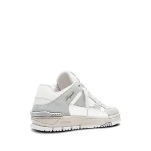 Axel Arigato Leather And Suede Low-top Sneakers - Gray