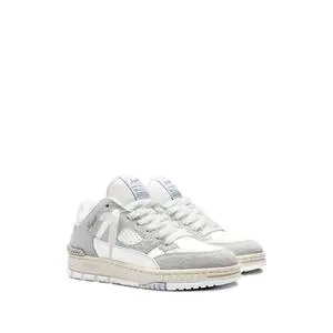 Axel Arigato Leather And Suede Low-top Sneakers - Gray
