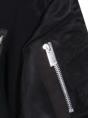 Sacai Cotton And Nylon Hoodie