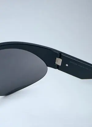 Moncler Myrr Oval Sunglasses - Black