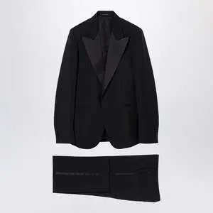 Gucci Suit In Fine Mohair Wool Fabric - Black