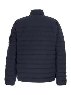 Stone Island Tech Fabric High Collar Puffer Jacket - Multicolor