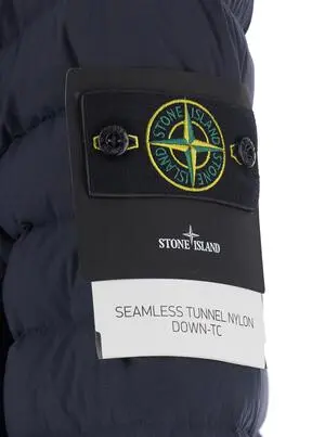 Stone Island Tech Fabric High Collar Puffer Jacket - Multicolor