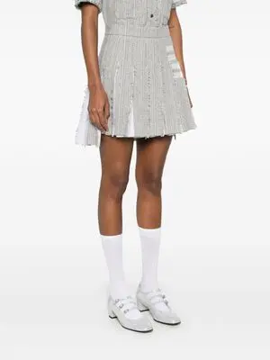 Thom Browne 4bar Cotton Blend Skirt