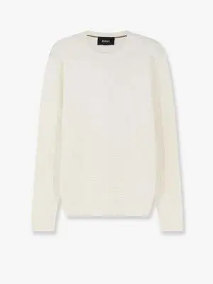 BOSS Silk And Cotton Blend Sweater - Multicolor