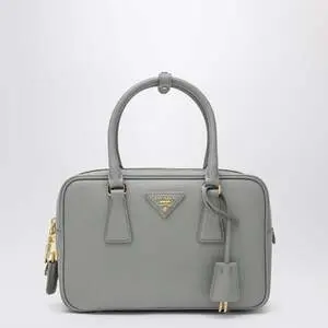 Prada Top-handle Bag In Nube Saffiano Leather - Gray