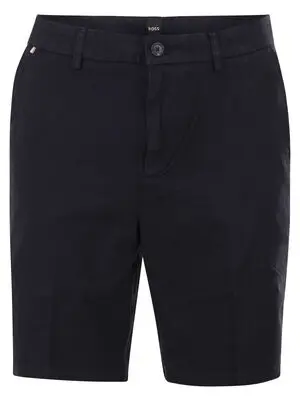 BOSS Boss Men Stretch Cotton Chino Shorts In Modern Regular Fit