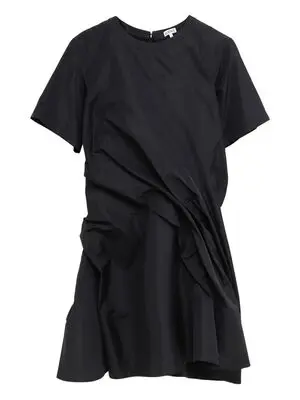 Loewe Silk Blend Twisted Mini Dress - Multicolor