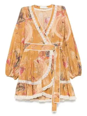 Zimmermann Ascension Cotton Mini Dress - Multicolor