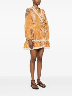 Zimmermann Ascension Cotton Mini Dress - Multicolor