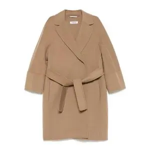 Max Mara Virgin Wool Coat - Brown
