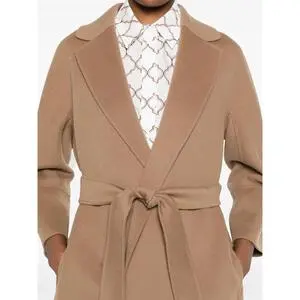 Max Mara Virgin Wool Coat - Brown