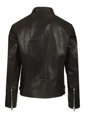 Tagliatore Lambskin Biker Jacket