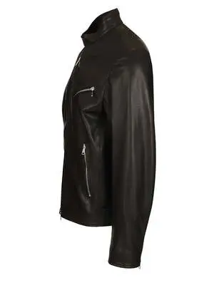 Tagliatore Lambskin Biker Jacket