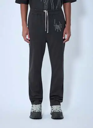 Moncler Rick Owens Elasticated Waist Drawstring Pants - Gray