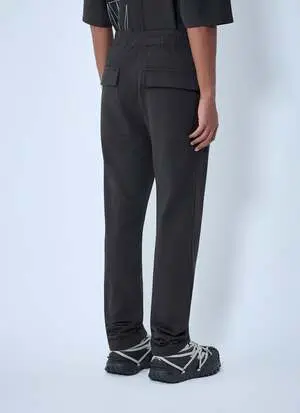 Moncler Rick Owens Elasticated Waist Drawstring Pants - Gray