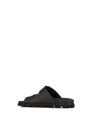 Prada Buckled Slides - Multicolor