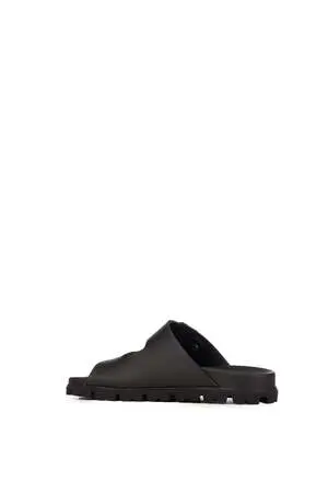 Prada Buckled Slides - Multicolor