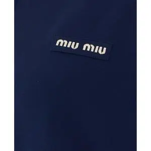 Miu Miu Logo Track Jacket - Blue