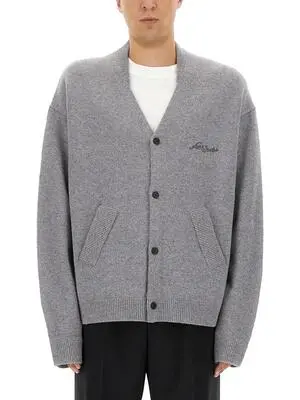 Acne Studios V-neck Cardigan - Gray
