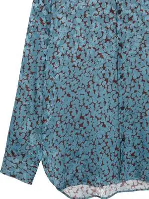 Dries Van Noten Shiny Satin Shirt - Multicolor
