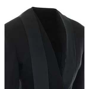 Attico Oversized Ribbon Shawl Lapel Blazer