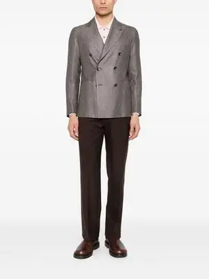 Tagliatore Montecarlo Double-breasted Blazer - Gray