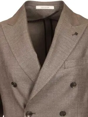 Tagliatore Montecarlo Double-breasted Blazer - Gray