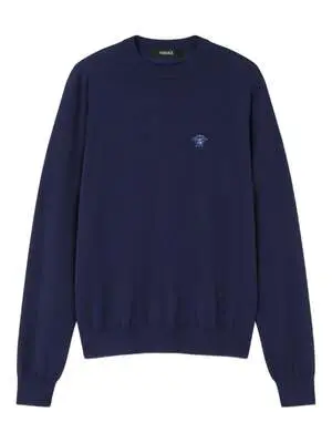 Versace Medusa Sweater In Wool, Silk And Cashmere