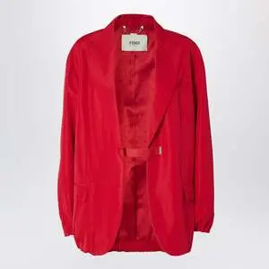 Fendi Technical Viscose Jacket - Red