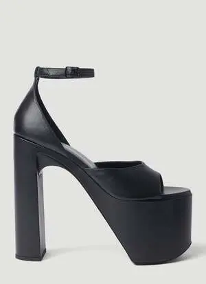 Balenciaga Camden Platform Heeled Sandals - Black