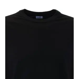 C.P. COMPANY Extrafine Merino Wool Sweater - Black
