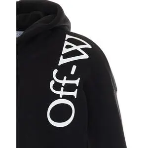 Off-White Vertical Bookish Skate Hoodie - Black
