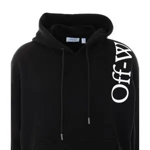 Off-White Vertical Bookish Skate Hoodie - Black