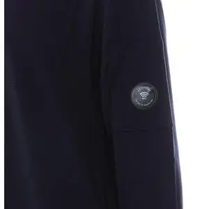 C.P. COMPANY Extrafine Merino Wool Sweater - Blue