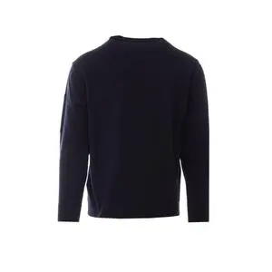 C.P. COMPANY Extrafine Merino Wool Sweater - Blue