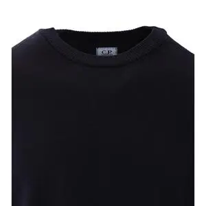 C.P. COMPANY Extrafine Merino Wool Sweater - Blue