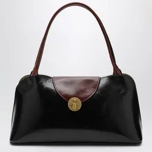 Versace Vivian East/west Leather Bag - Black
