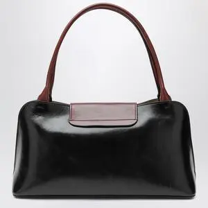 Versace Vivian East/west Leather Bag - Black