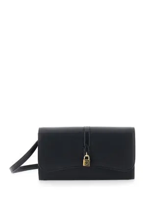 Stella McCartney Stella Mccartney Women Shoulder Bag 'Stella Ryder' With Logo Padlock Detail On The Front In Black Ecoleather For Women Multicolor