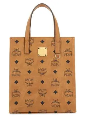 Mcm Printed Canvas Shopping Bag - Multicolor