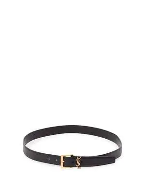 Saint Laurent Cassandre Vadim Leather Belt - Multicolor