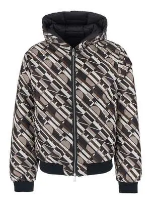 Fendi Reversible Puffer Jacket With Hood - Multicolor