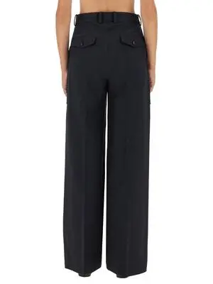 Bottega Veneta Wool And Cotton Pants