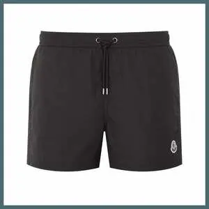 Moncler Logo Swimsuit - Black